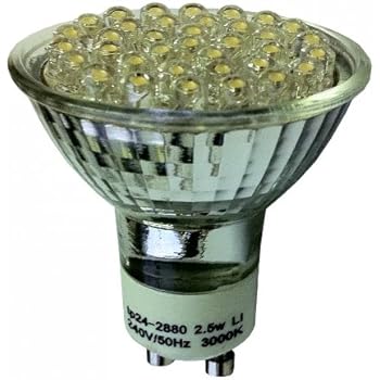 TP24 L1 GU10 2.5 Watt 36 Spot LED Light Bulb: Amazon.co.uk: Kitchen & Home