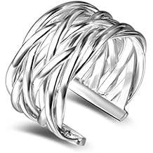 Amazon.co.uk: mens adjustable rings