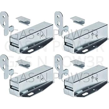 LOFT DOOR TOUCH CATCH Hatch Push - Attic/Cupboard Latch c/w fitting ...