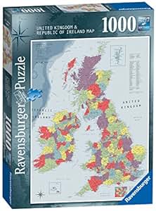 Ravensburger British Isles Map 1000pc Jigsaw Puzzle: Amazon.co.uk: Toys ...