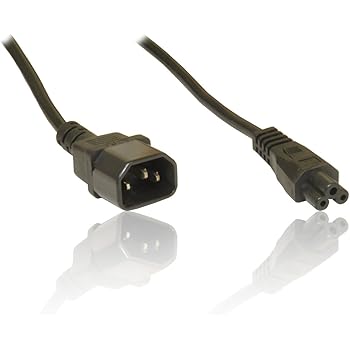 CDL Micro IEC C13/C14 to C5/C6 Kettle Lead to Mickey Mouse PC Laptop ...