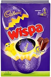 Cadbury Wispa Large Easter Chocolate Egg 224g : Amazon.co.uk: Grocery