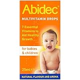 Abidec Multivitamin Supplement for Babies and Children Drop, 25ml ...