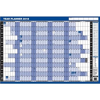 Collins A1 Year Wall Planner for 2015 - Blue: Collins: Amazon.co.uk ...