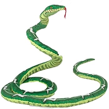 GIANT RUBBER SNAKE 6FT(180CM) LONG THICK HALLOWEEN HORROR PROP ,LATEX ...