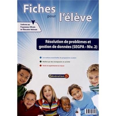 Lorne Kurt: Resolution De Problemes Et Gestion De Donnees SEGPA Niveau 2 : Fiches Pour L Eleve ...