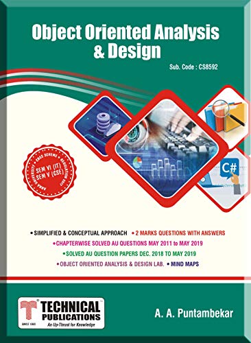Buy Object Oriented Analysis and Design for Anna University R17 CBCS (VI- IT -CS8592) Book ...