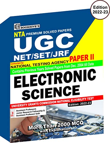 Buy NTA UGC NET/SET/JRF PAPER 2 Electronic Science Solve Papers 2011 to ...