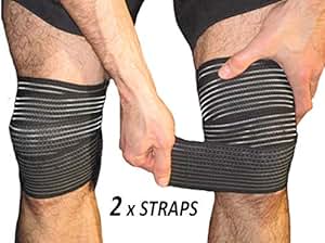 Buy Tima Elastic Knee Compression Bandage Wraps - Support for Legs ...