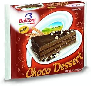 Balconi Chocolate Dessert Cake (Pack of 6) : Amazon.co.uk: Grocery