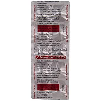 Neugaba ER 75 - Strip of 10 Tablets : Amazon.in: Health & Personal Care