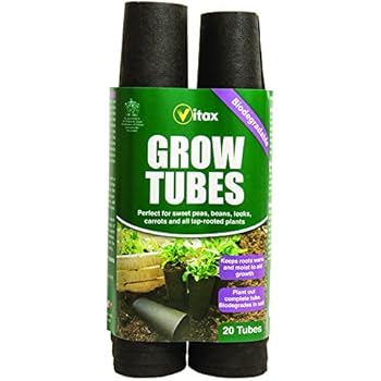 VITAX Biodegradable Grow Tubes: Amazon.co.uk: Garden & Outdoors