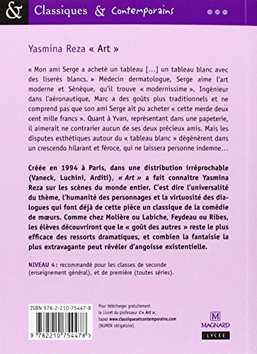 « Art » Yasmina Reza pdf español ~ Richard Phasebook