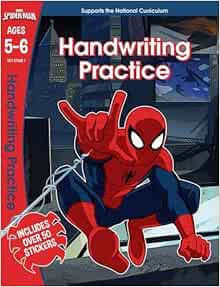 Spider-Man: Handwriting Practice, Ages 5-6 Marvel Learning: Amazon.co ...