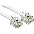 5m ADSL Cable RJ11 Modem Router Cable - Premium Quality/Gold Plated ...