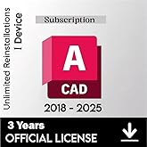 AutoCAD 2025/2024/2023 One Year License Subscription, Windows & Mac ...