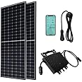 MAPLES KIT PANNELLO SOLARE DA BALCONE FOTOVOLTAICO plug&play 800w ...