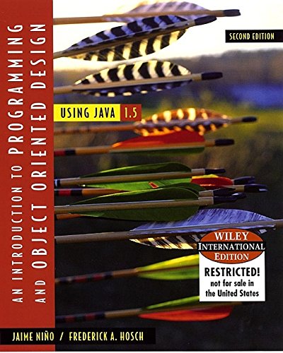 Wie Introduction To Programming And Objectoriented Design Using Java 4860