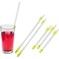 Pack of 6 One Way Drinking Straws - 3 x 180mm (7") Straws and 3 x 250mm ...