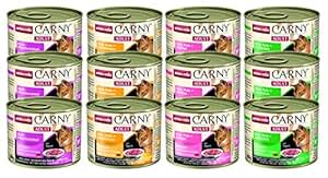 Animonda Katzenfutter Carny Adult Mix2 aus 4 Varietäten, 12er Pack (12 ...