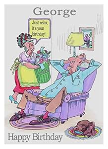 George Birthday Card: Amazon.co.uk: Office Products