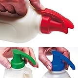 2 Milk Carton Topsters & Pourers (Fits Most Plastic Milk Bottles ...