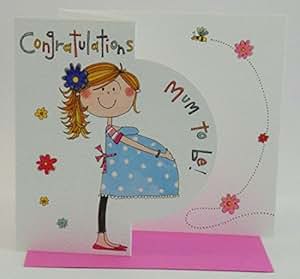 Congratulations Mum To Be Card: Amazon.co.uk: Electronics