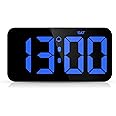 ORIA Digital Wall Clock, [10.8" Large Display] LED Alarm Clock with 4 ...