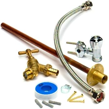 Easy Fit Outdoor Garden Tap Kit uses Washing Machine Connection Outdoor ...