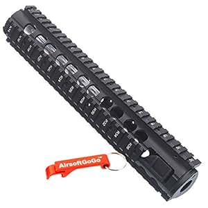 12" Aluminium RAS RIS Handguard for Airsoft M4 M16 SR16 / SR25 AEG ...