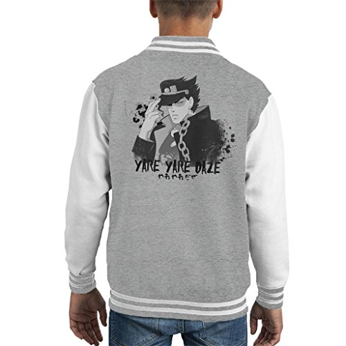 Buy Jojos Bizarre Adventure Jotaro Yare Yare Daze Kid's Varsity Jacket ...