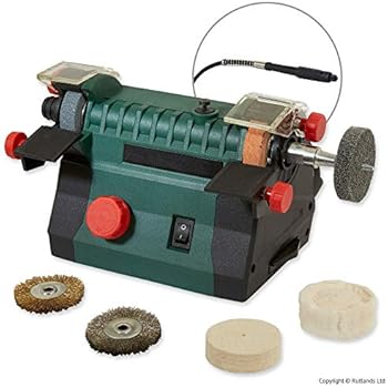 Draper 06498 75mm 50W 230V Mini Bench Grinder with Flexible Drive Shaft ...