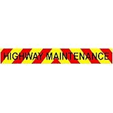 Highway Maintenance Magnet or sticker Long Magnetic Sign Highway ...