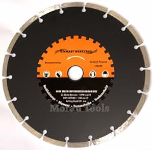 9 inch DIAMOND CUTTING DISC: Amazon.co.uk: DIY & Tools
