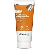 The Derma Co Ultra Light Zinc Mineral Sunscreen I With SPF 50 PA+++ I Water & Sweat Resistant ...