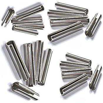 (8mm) M8 x 50 Stainless Steel Slotted Spring Tension Pins Sellock Roll ...