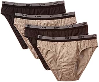 Dim - 100% Coton - Slip - Lot de 4 - Homme: Amazon.fr: Vêtements et ...