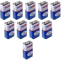 MAND hi-waote 6F22 29312 HW Long Life Zinc Carbon Battery Hi-Watt (Pack ...