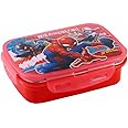 Buy SKI Snap Lock Lunch Box with Steel Removable Container (Spiderman ...