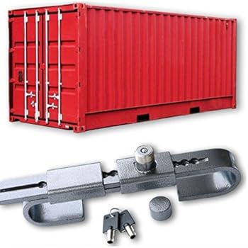Invero Hardened Steel Shipping Container Security Lock Adjustable Door ...
