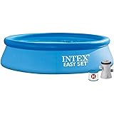 Intex 28120NP Easy Set 10 Foot x 30 Inch Inflatable Outdoor Swimming ...