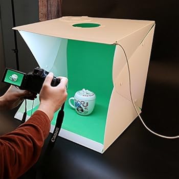 Folding Portable Lightbox Mini Photo Studio Small: Amazon.co.uk: Camera ...