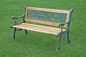Children's / Kid's Garden Bench - Animal Design Park Bench: Amazon.co ...