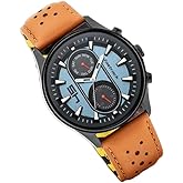 Fastrack Fastfit Quartz Analog with Day and Date Black Dial Leather ...