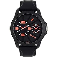 Fastrack Mens Trendies Quartz Analog Black Dial Silicone Strap Watch ...