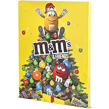 M&M's & Friends Christmas Advent Calendar Christmas 381g: Amazon.co.uk ...
