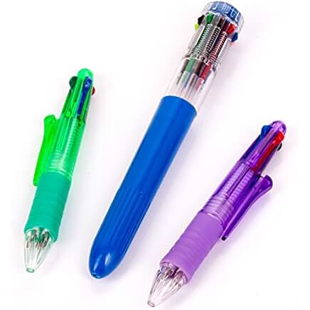 Amazon.co.uk: multi-coloured biros
