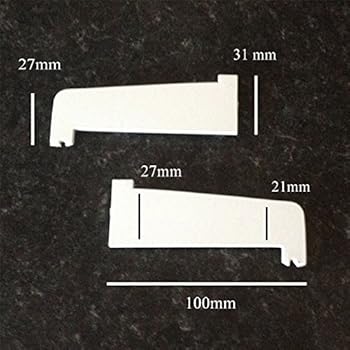 White UPVC End Caps for Windows and Door Cills/Pair External Sill Caps ...