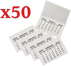 2020 Calendar Tabs for Kids Children Office Planning Ideal for Schools ...