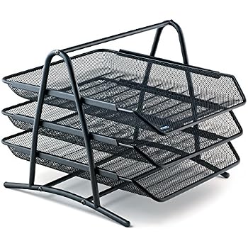 Helit H2519395 Briefablage Mesh, DIN A4, Metall, schwarz: Amazon.de ...